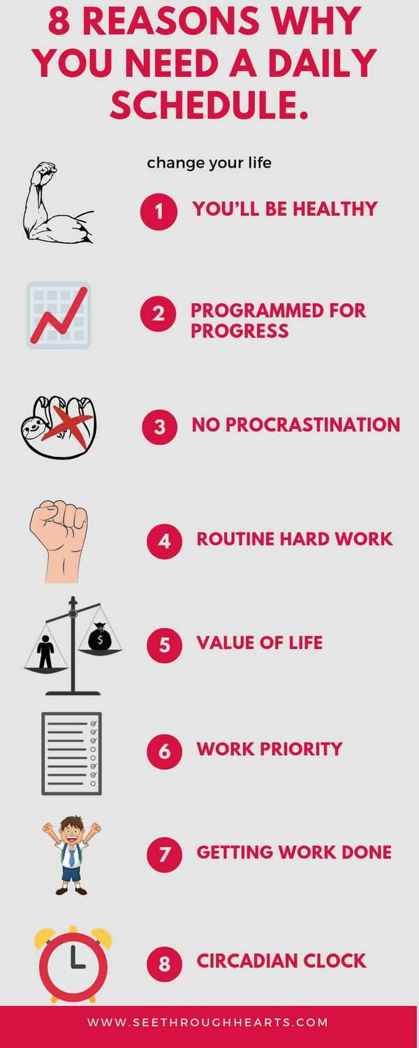 How Daily Schedule Can Ease Your Pain